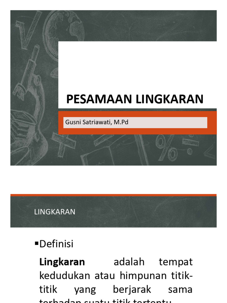 Persamaan Lingkaran | PDF