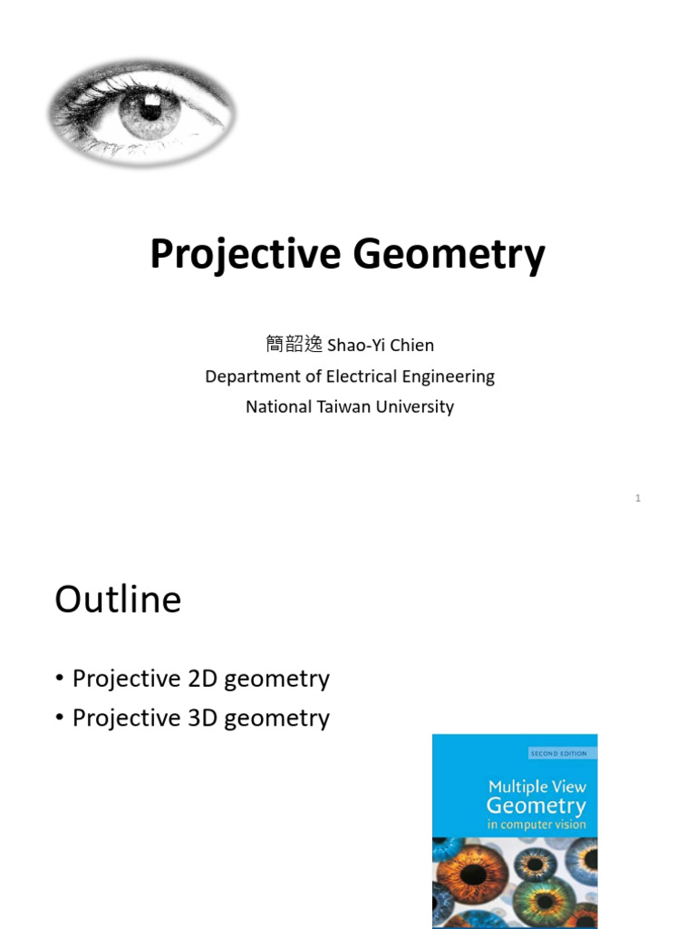 Lec 08 | PDF | Projective Geometry | Line (Geometry)