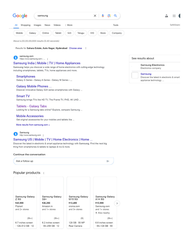 Samsung - Google Search | PDF | Samsung Electronics | Smartphone