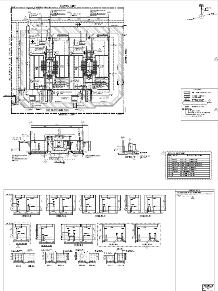 Transformer Yard Cable Routing Layout & Section | PDF