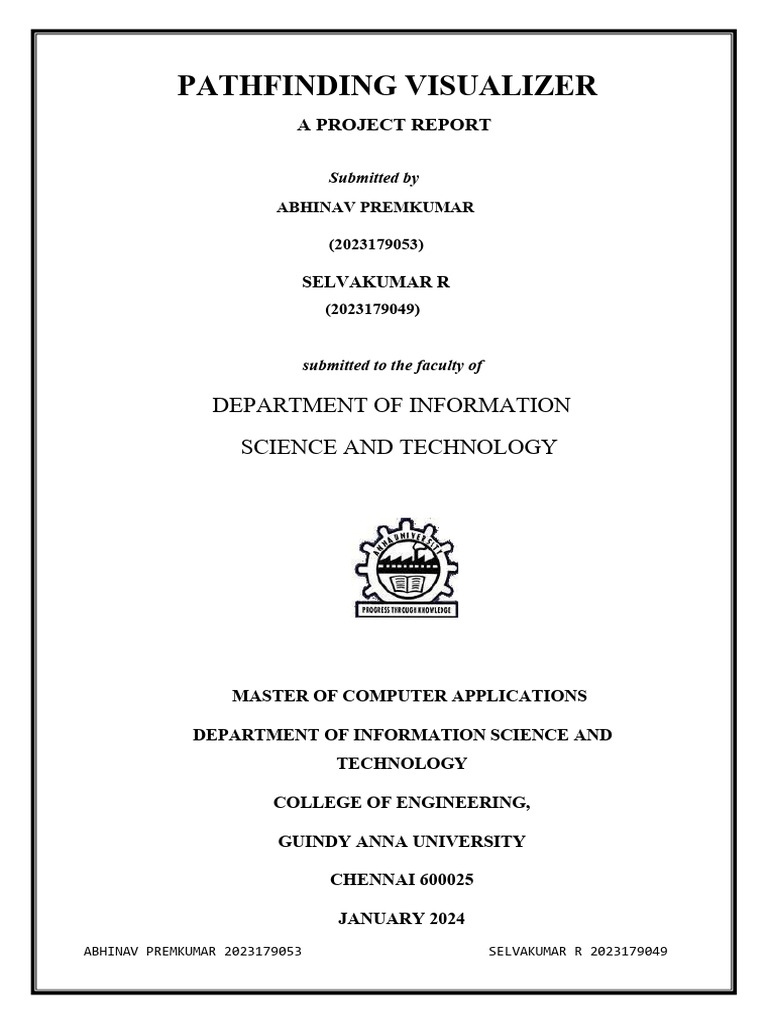 PATHFINDER PROJECT | PDF | Computer Science | Computing