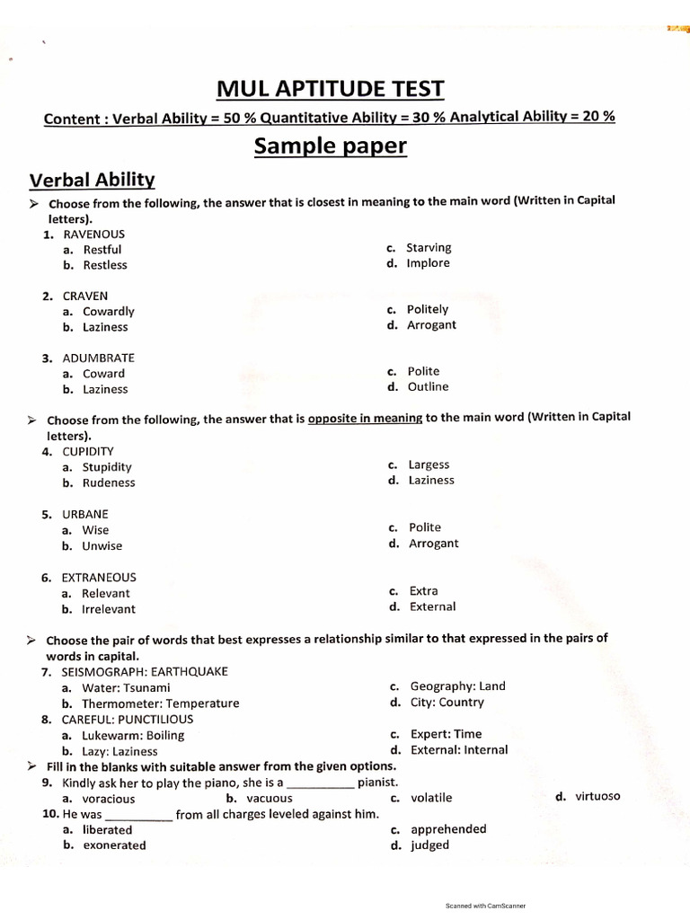 Sample-Paper-for-MUL-Aptitude-Test | PDF