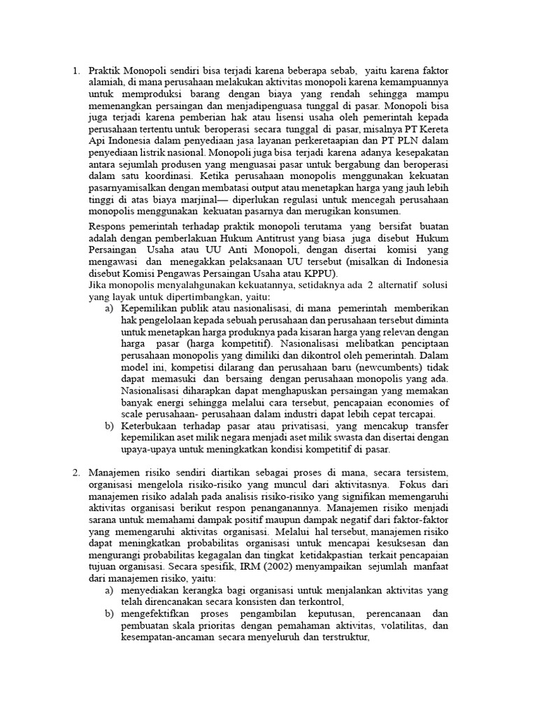 TMK 3 Ekonomi Manajerial | PDF