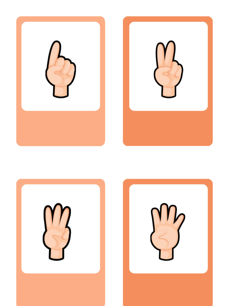 Chiffres Doigts | PDF