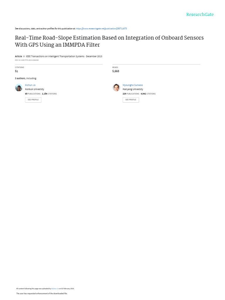 2013 IEEE T ITS Real-TimeRoad ...