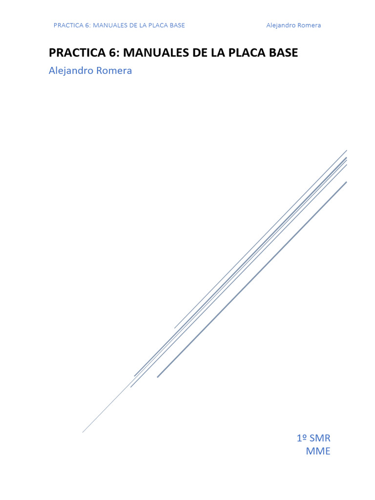 Practica 6 Manuales Placa Base | PDF | USB | Electrónica