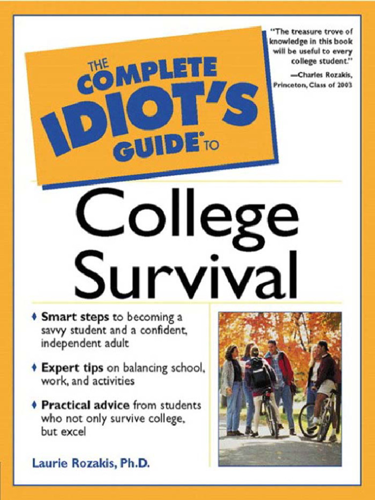 The Complete Idiot's Guide To College Survival | PDF | Multiple Choice