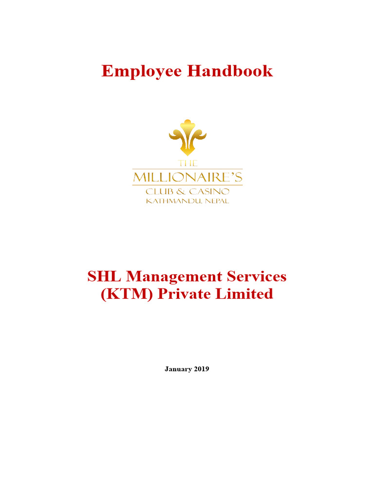 Employee Handbook v.1 | PDF | Employment | Overtime