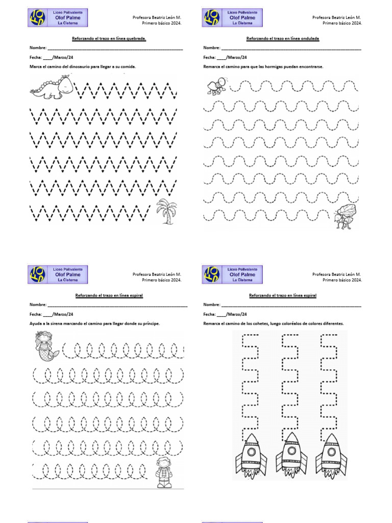 Actividades de Apresto para Preescolar | PDF