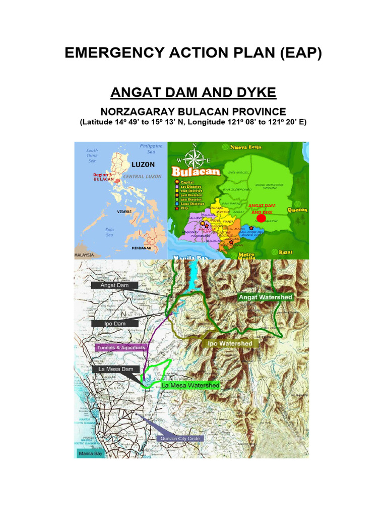 EAP Angat Dam & Dyke-Revised 013113 | Download Free PDF | Emergency ...