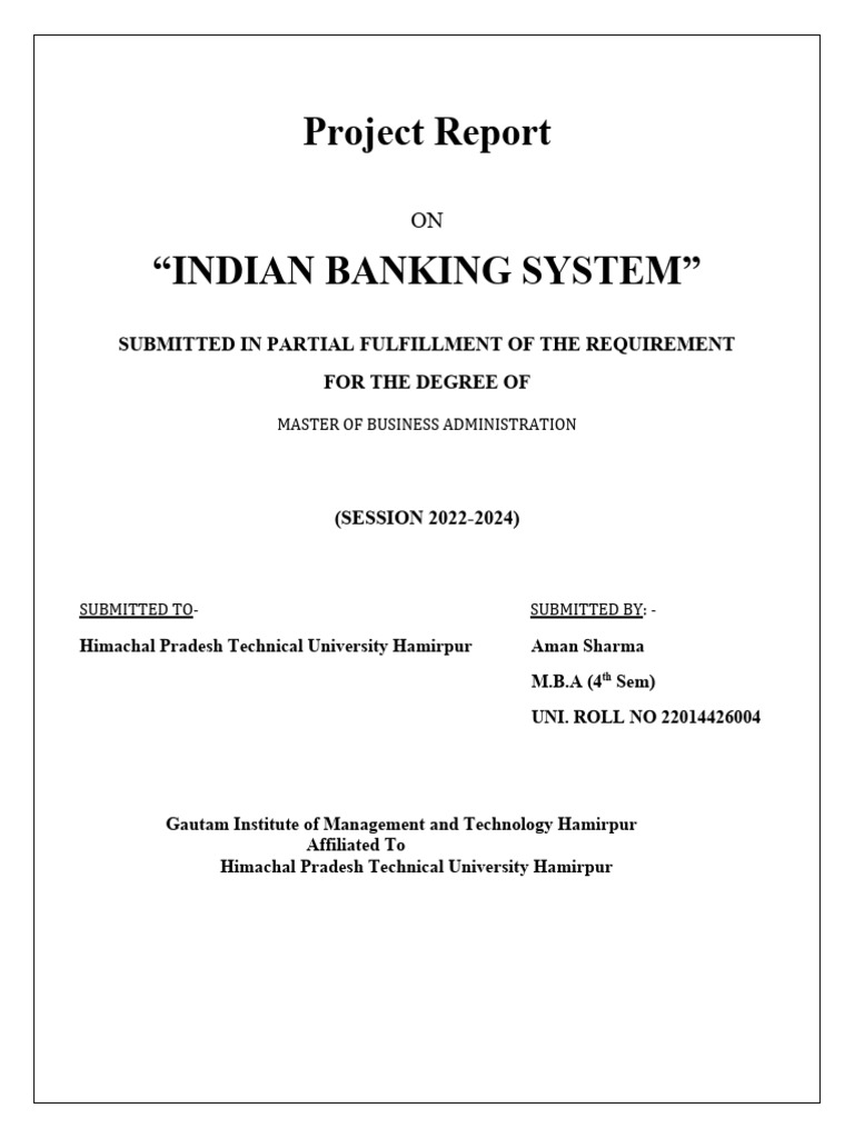 Aman Sharma | PDF | Loans | Banks Aman Sharma | PDF | Loans | Banks