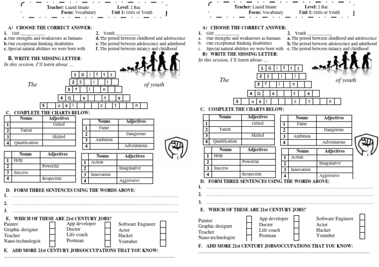 U1 Voc | PDF | Adjective | Linguistic Typology