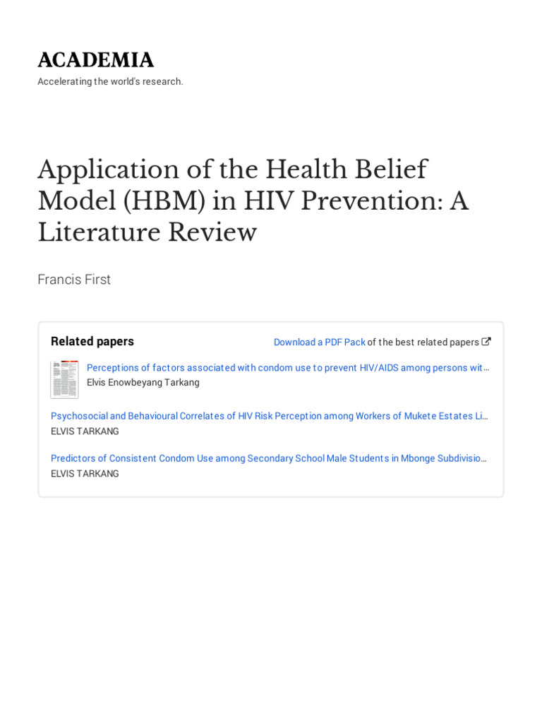 HBM 5 | PDF | Behavior | Self Efficacy