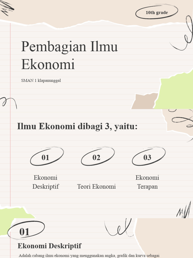 Pembagian Ilmu Ekonomi | PDF