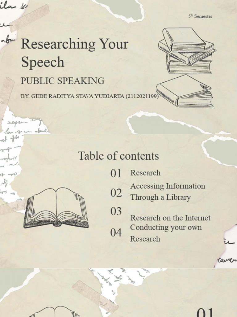 Effective Research for Public Speaking | PDF