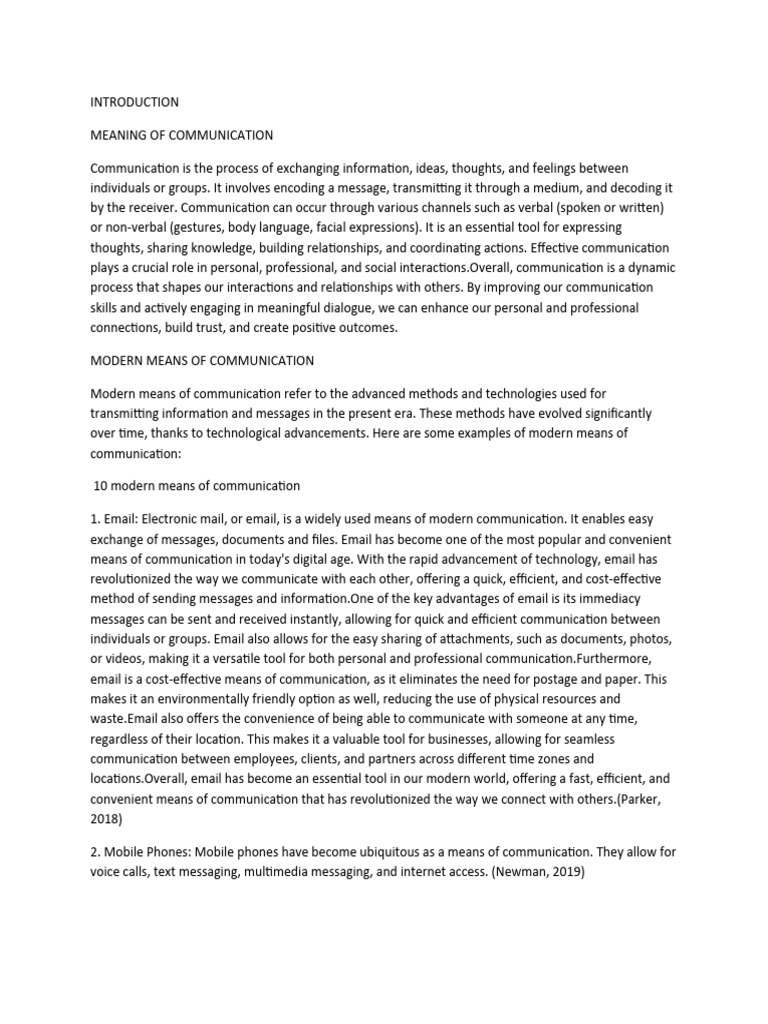 Communications | PDF | Communication | Instant Messaging