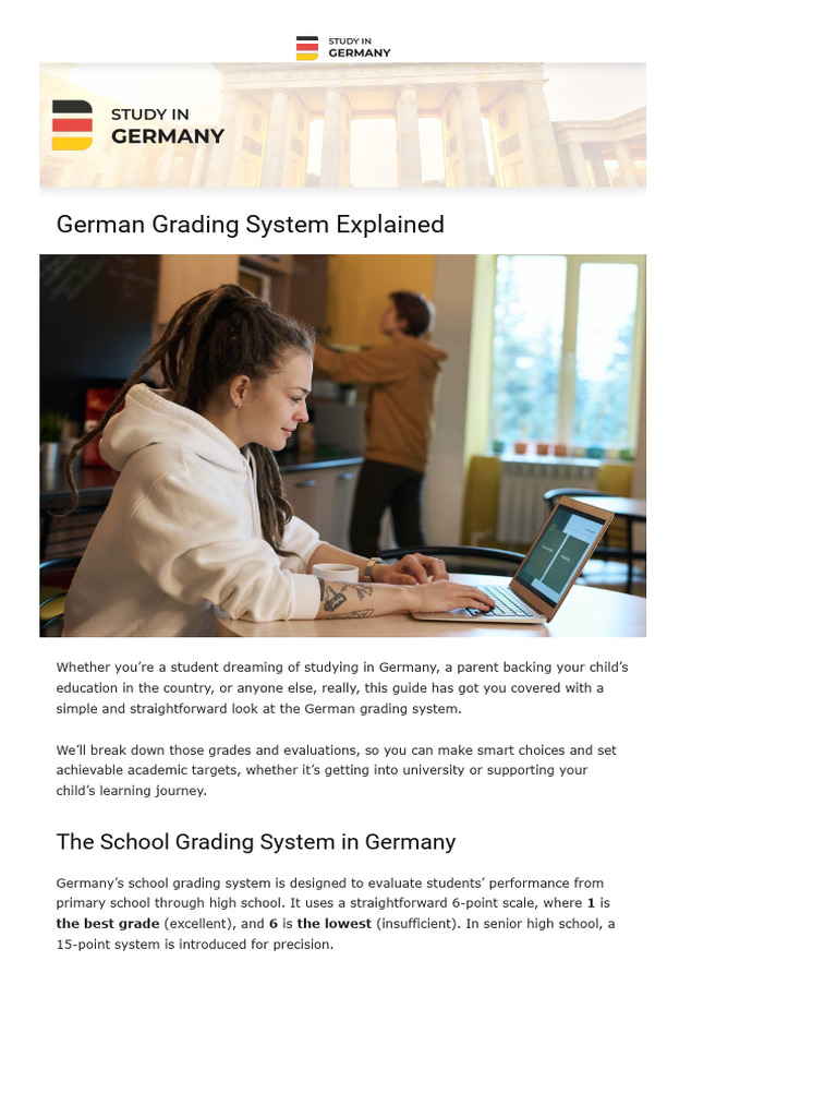 German Grading System Explained | PDF | Educational Stages