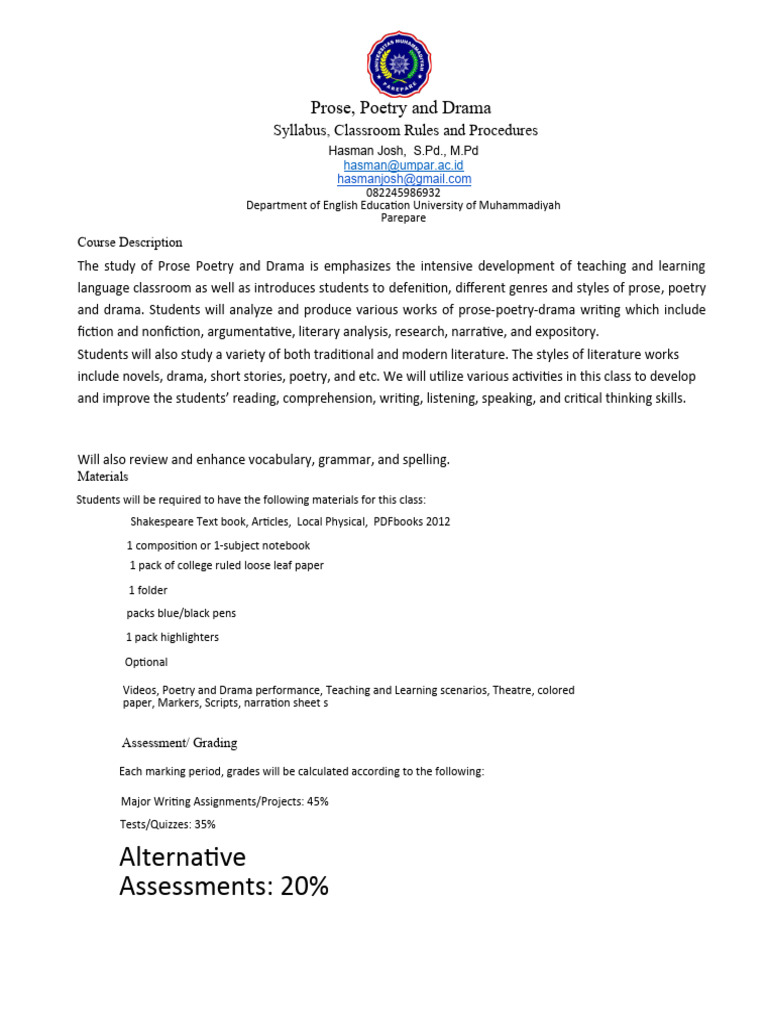 Understanding Prose and Drama | PDF | Reading Comprehension | Human ...
