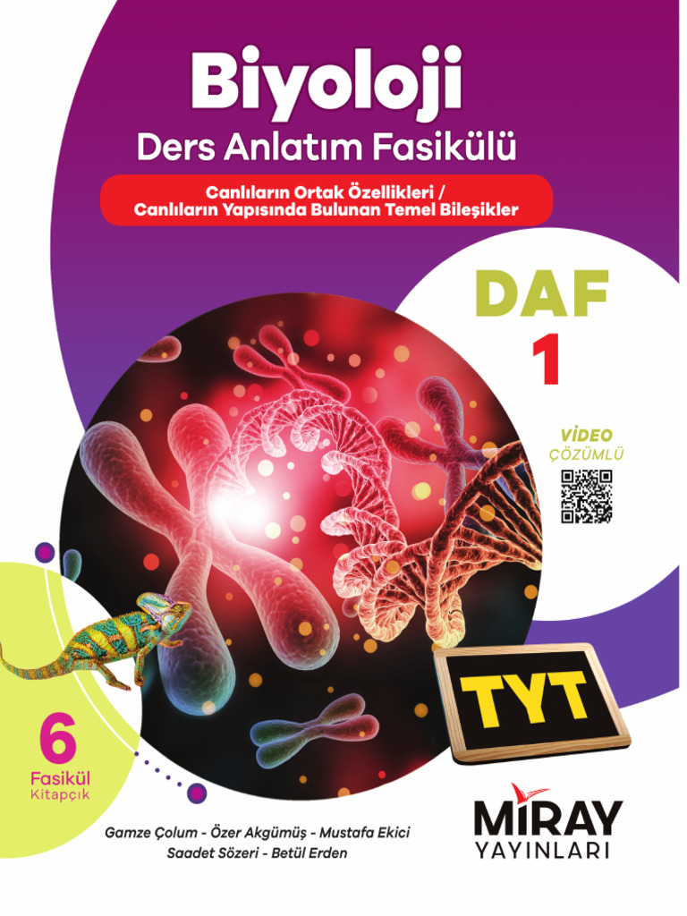 001 Canilarin Ortak Özelli̇kleri̇ Tyt Daf | PDF