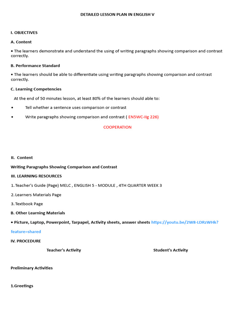 DETAILED LESSON Final DEMO-WPS Office - Docx - 20240417 - 193547 - 0000 | PDF | Teachers | Learning