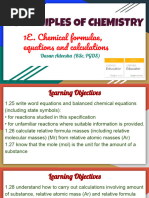 GCSE Chemistry Equation Sheet | PDF | Teaching Methods & Materials