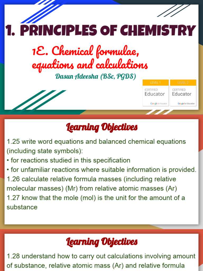 Calculating Ar and Mr in Chemistry | PDF | Mole (Unit) | Chemical Reactions