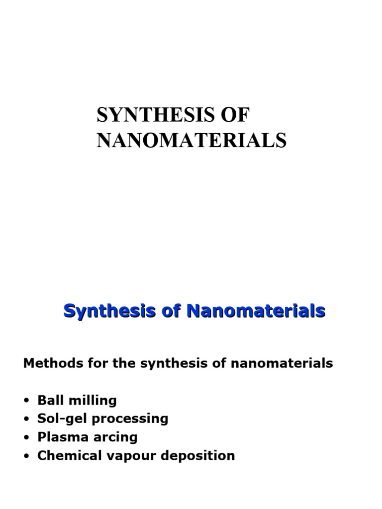Nano SYNTHESIS &fabrication1 | PDF | Photolithography | Carbon