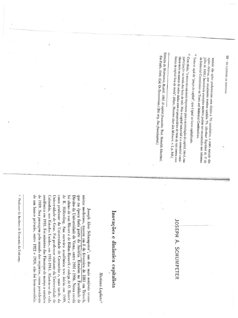 Schumpeter (1984a) | PDF