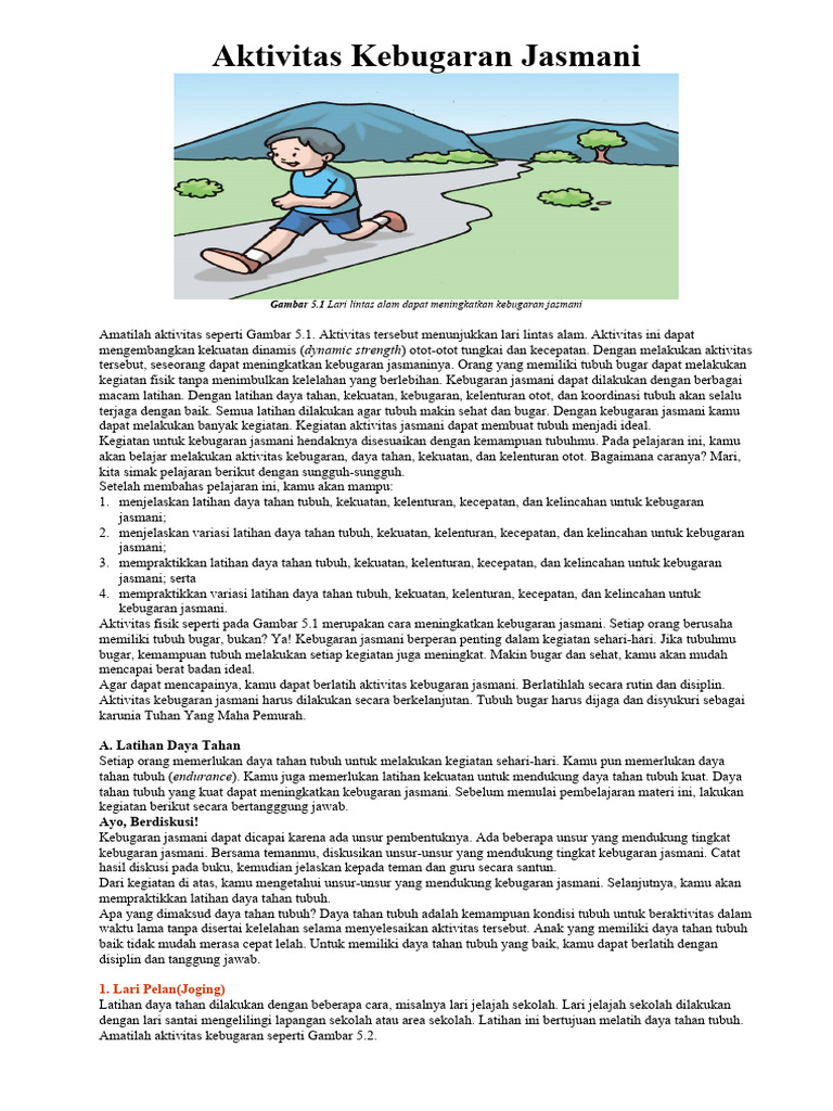 Aktivitas Kebugaran Jasmani 4 | PDF