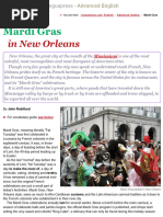 Mardi Gras: History, Traditions, and Symbols | PDF | Travel | Religion ...