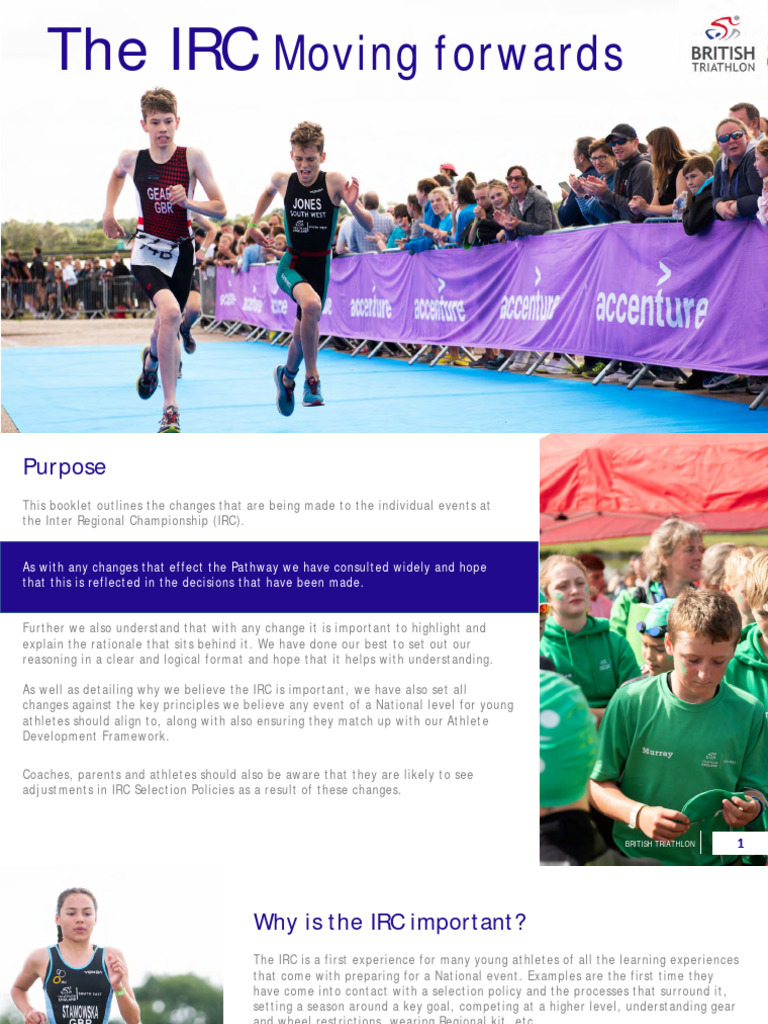 The Irc - Moving Forwards v3 | PDF | Triathlon | Learning