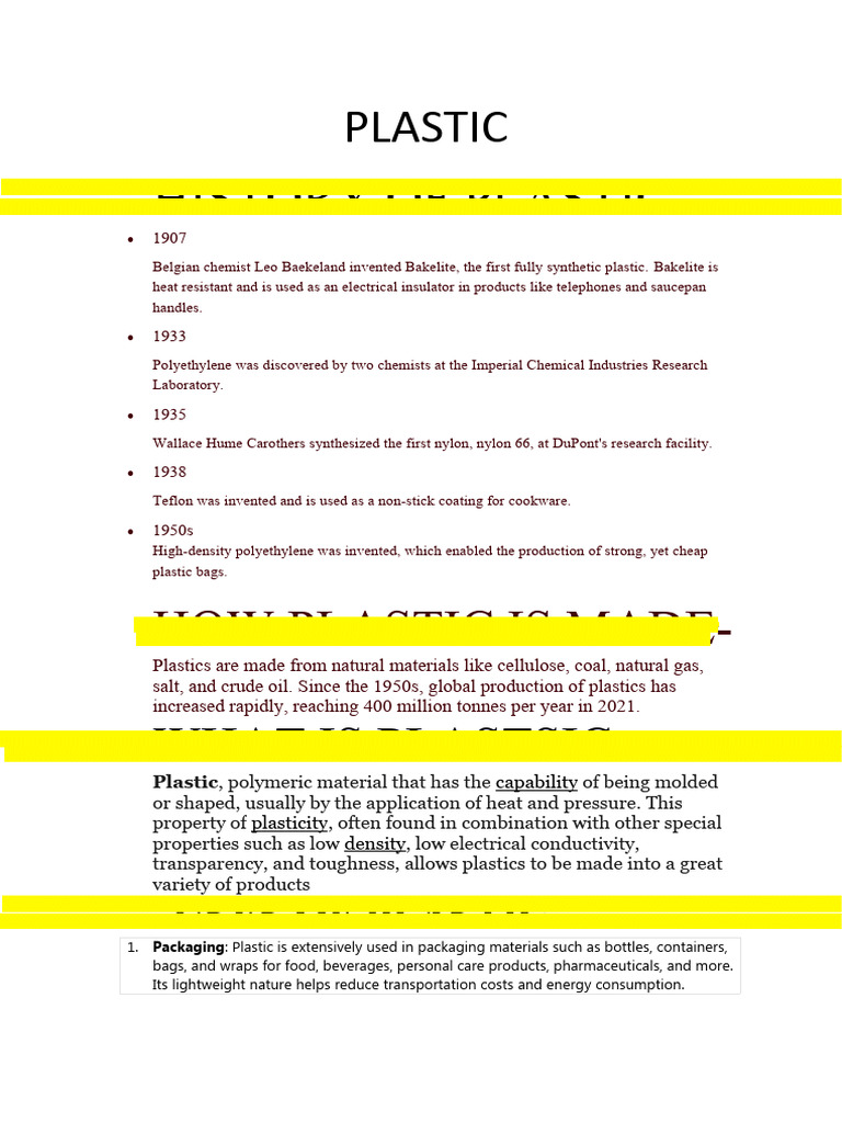 Plastic | PDF | Plastic | Textiles