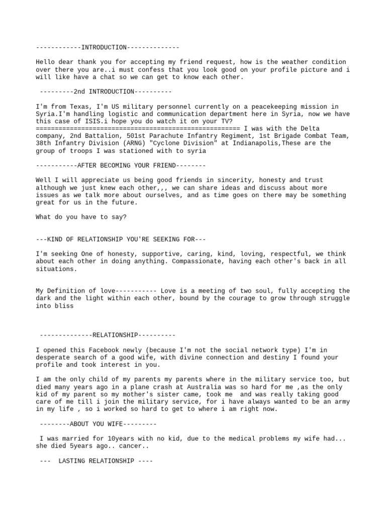 My+Military+Format-WPS Office-1 | PDF | Love | Extraversion And Introversion