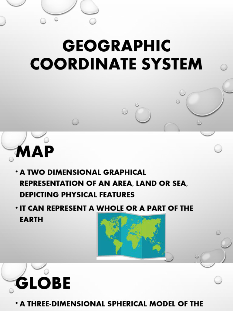 Geographic Coordinate System | PDF
