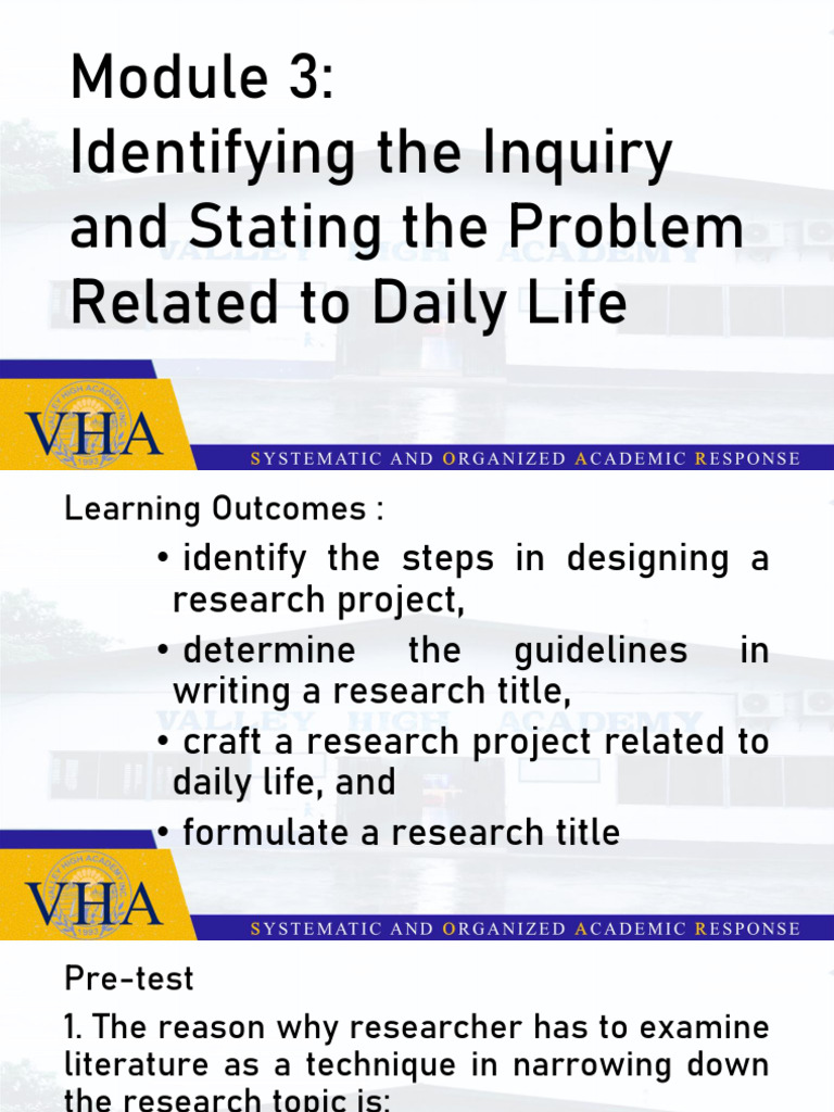 Pr1 Module 3 | PDF | Qualitative Research | Self Esteem