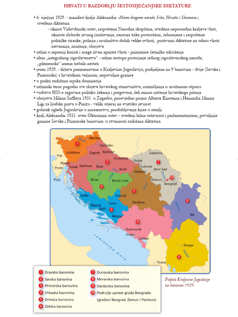Hrvatska U Prvoj Jugoslaviji | PDF