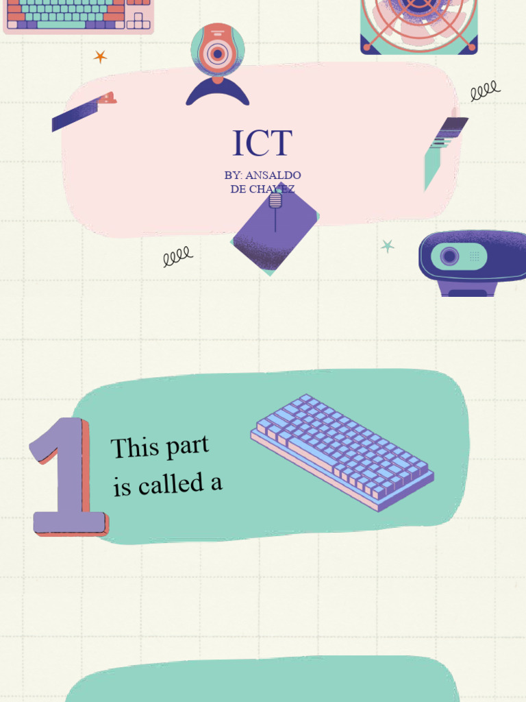Purple and Green Modern ICT Computer Parts Classroom Quiz | PDF ...