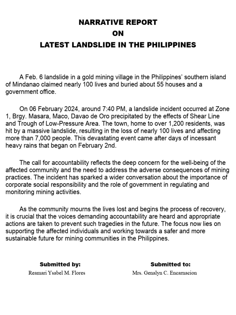 Narrative Report | PDF | Science & Mathematics | Technology & Engineering