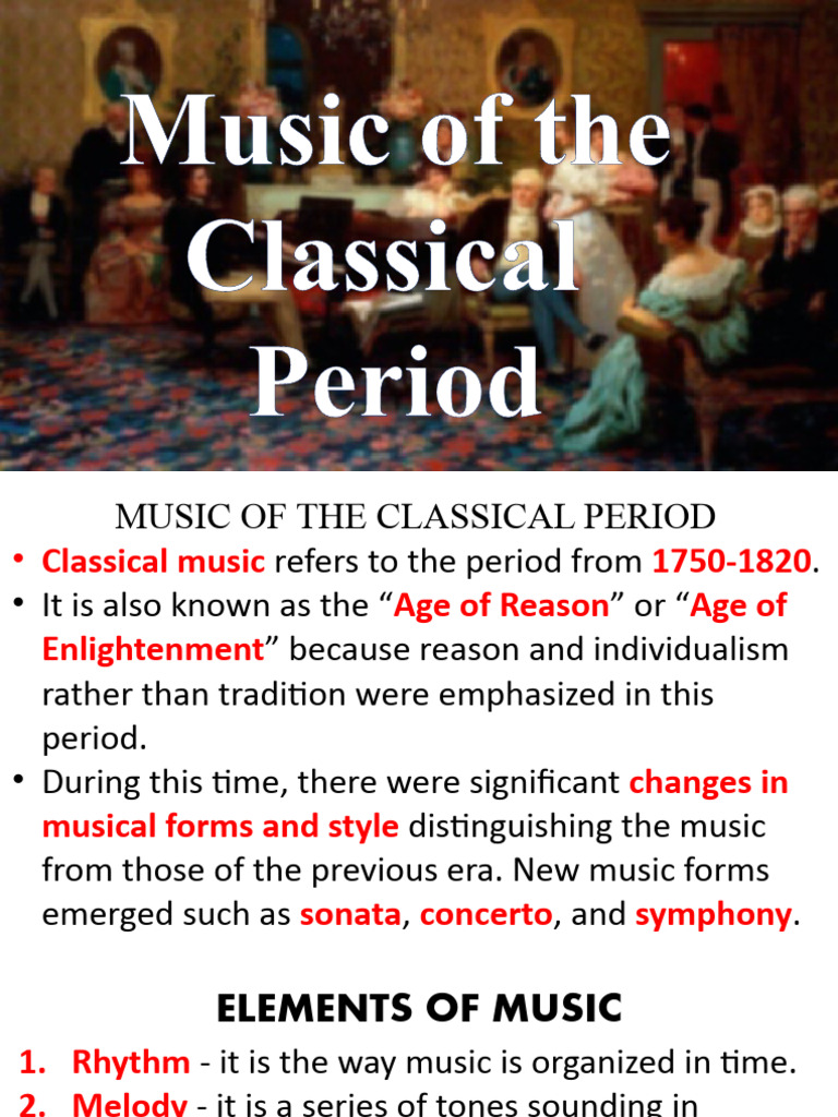 Classical Music Essentials | PDF | Classical Period (Music) | Orchestras