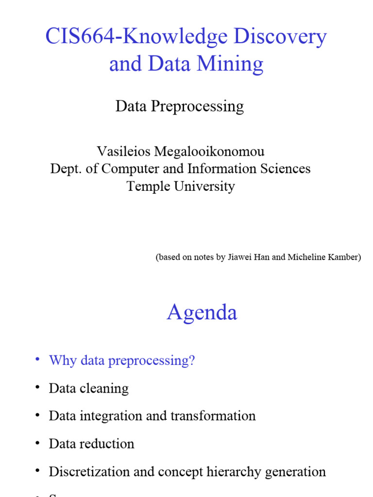 Preprocessing | PDF | Principal Component Analysis | Data Compression