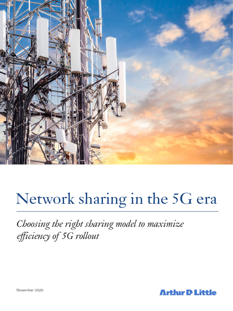 Adl Network Sharing 5g Era | Download Free PDF | 4 G | Joint Venture