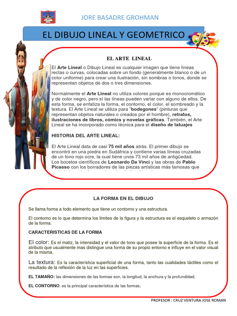 ACTIVIDAD #03 - Ejercicios de Líneas | PDF | Dibujo | Color