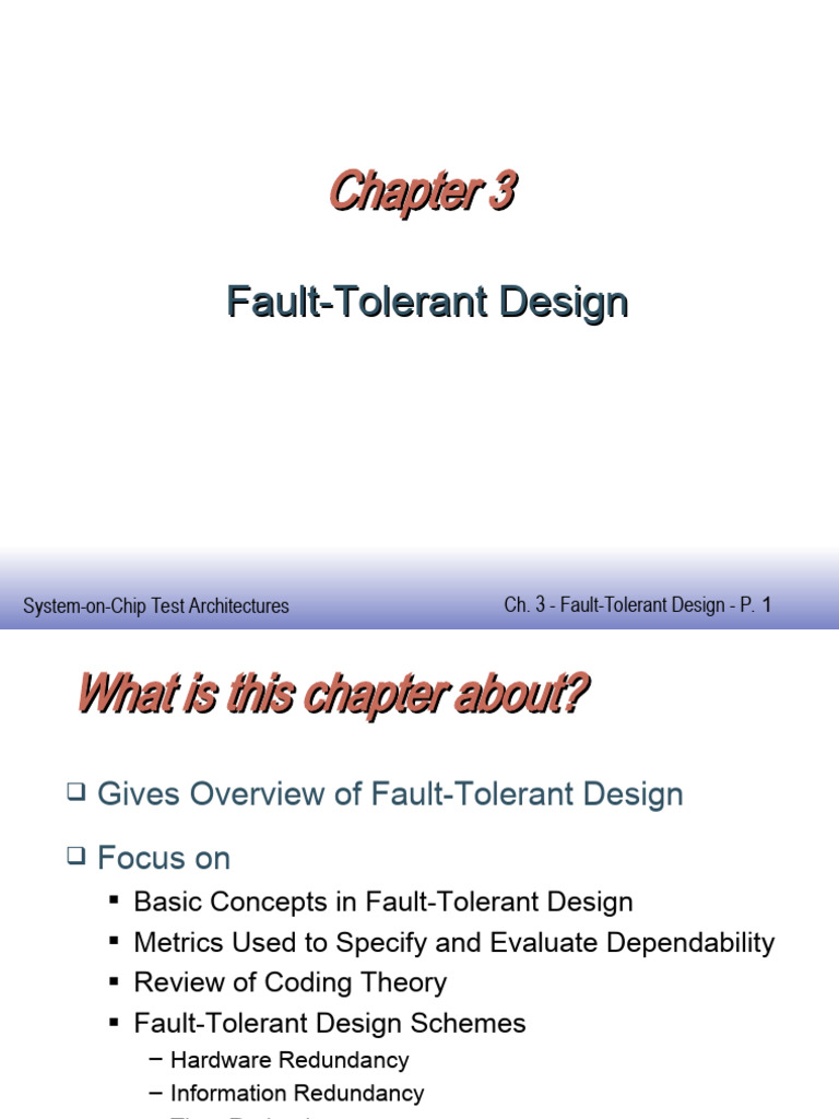 Lecture 3 | PDF | Fault Tolerance | Computing