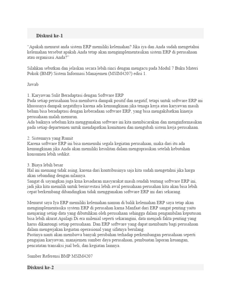 TUGAS AKHIR - TAP-Diskusi-1-8 | PDF