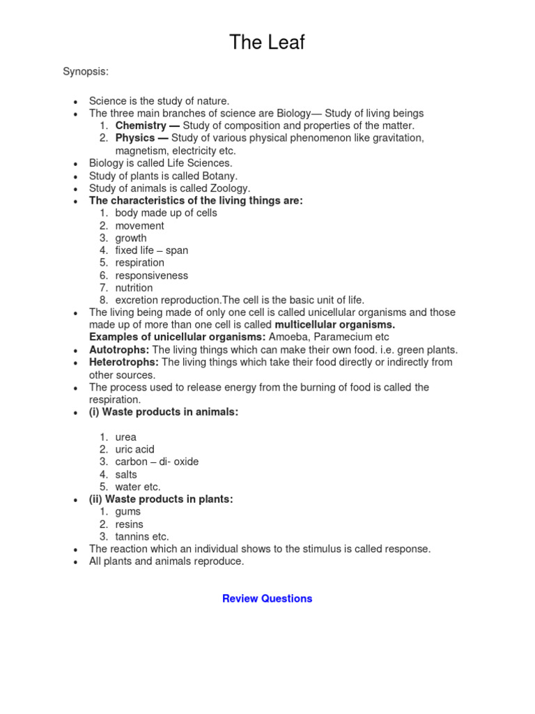Ncert Book | PDF | Leaf | Flowers