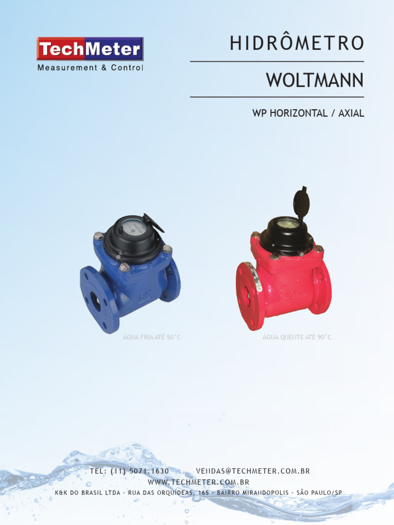 Catalogo Woltmann WPH e WPH-H -Techmeter | PDF