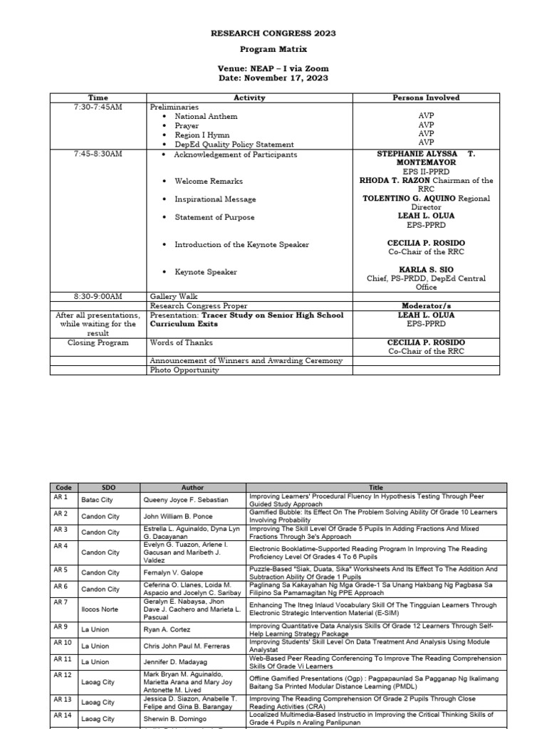 Program of Flow | PDF | Reading Comprehension | Learning