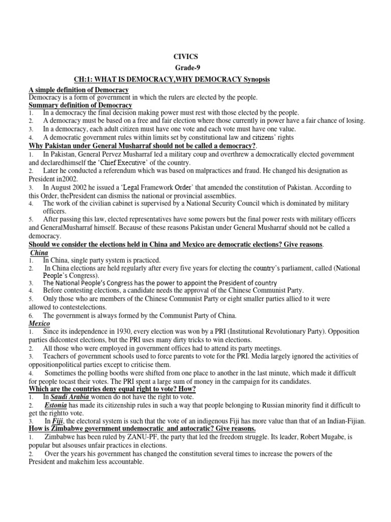 China | PDF | Democracy | Political Ideologies