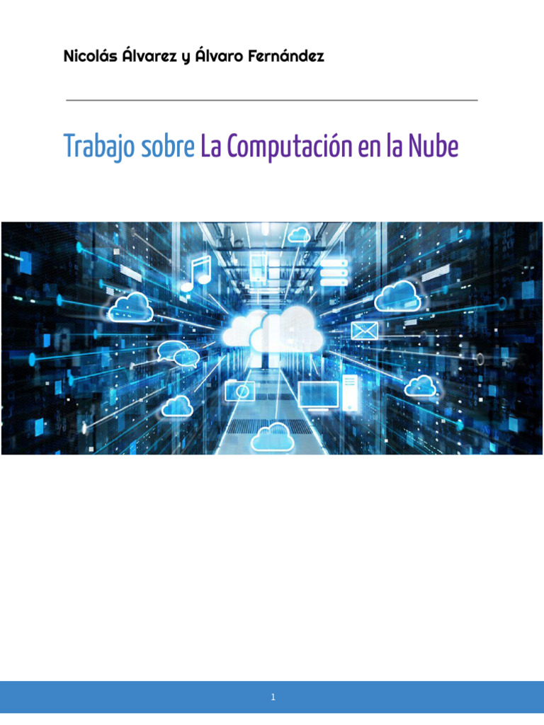 04 La Nube | PDF | Computación en la nube | Software como servicio