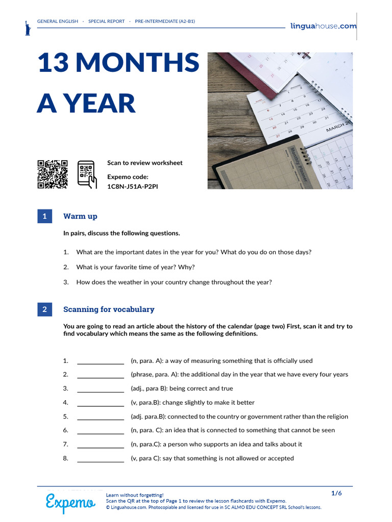 History of the 13-Month Calendar | PDF | Calendar